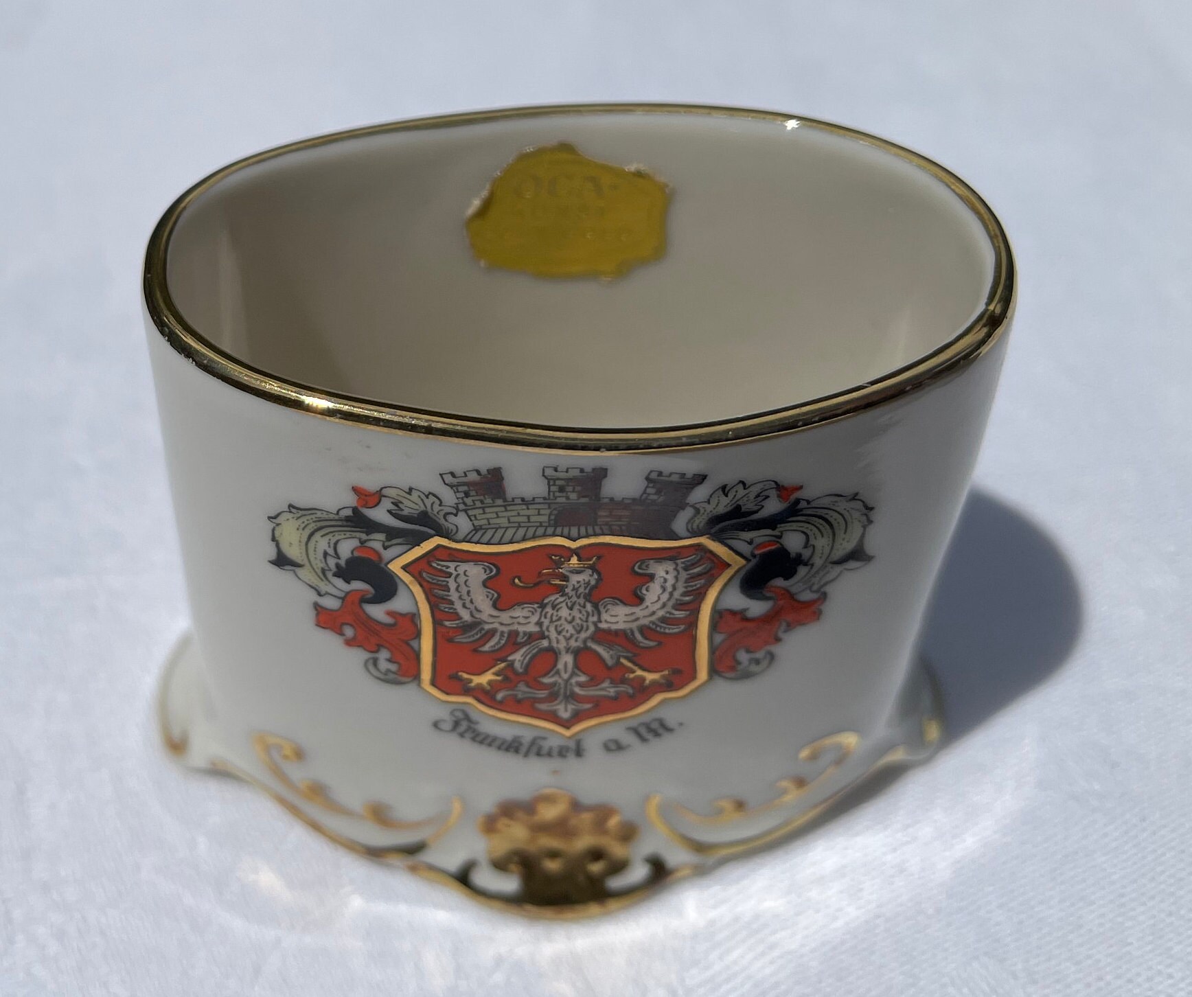 Frankfurt Am Main Coat of Arms Elegant, Gold Painted, Small Holder by ...