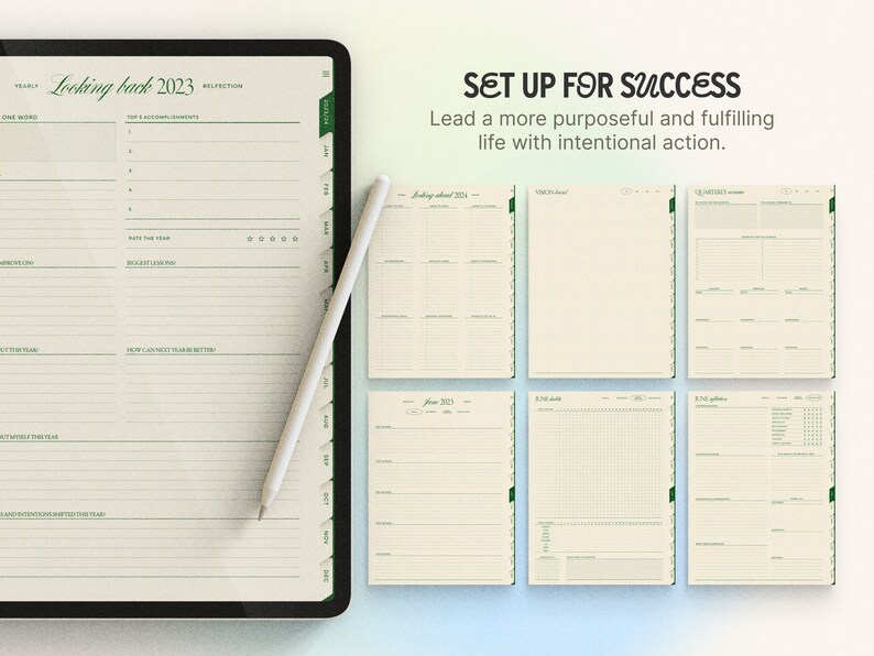 Digital Planner 2023 2024 Planner Goodnotes Planner Daily Hourly ...