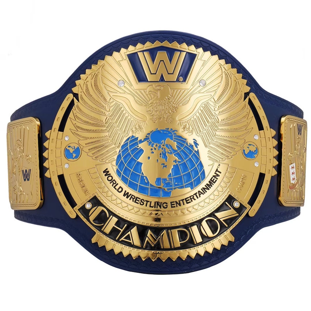 WWE Big Eagle Championship Replica Title Belt Blue - Etsy