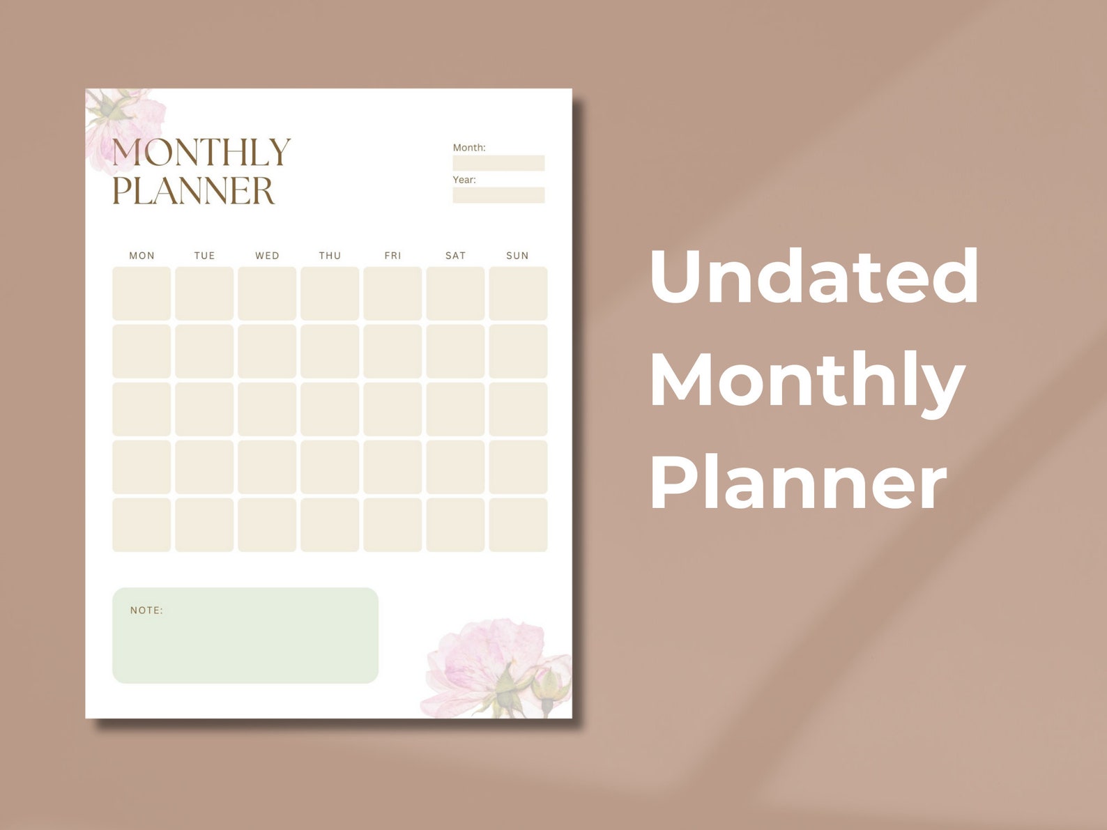 Monthly and Weekly Planner Bundle Digital iPad Planner for - Etsy