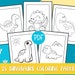 Cute Dinosaurs Coloring Page for Toddlers & Kids - Fun and Friendly ...