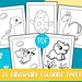 Cute Dinosaurs Coloring Page for Toddlers & Kids - Fun and Friendly ...