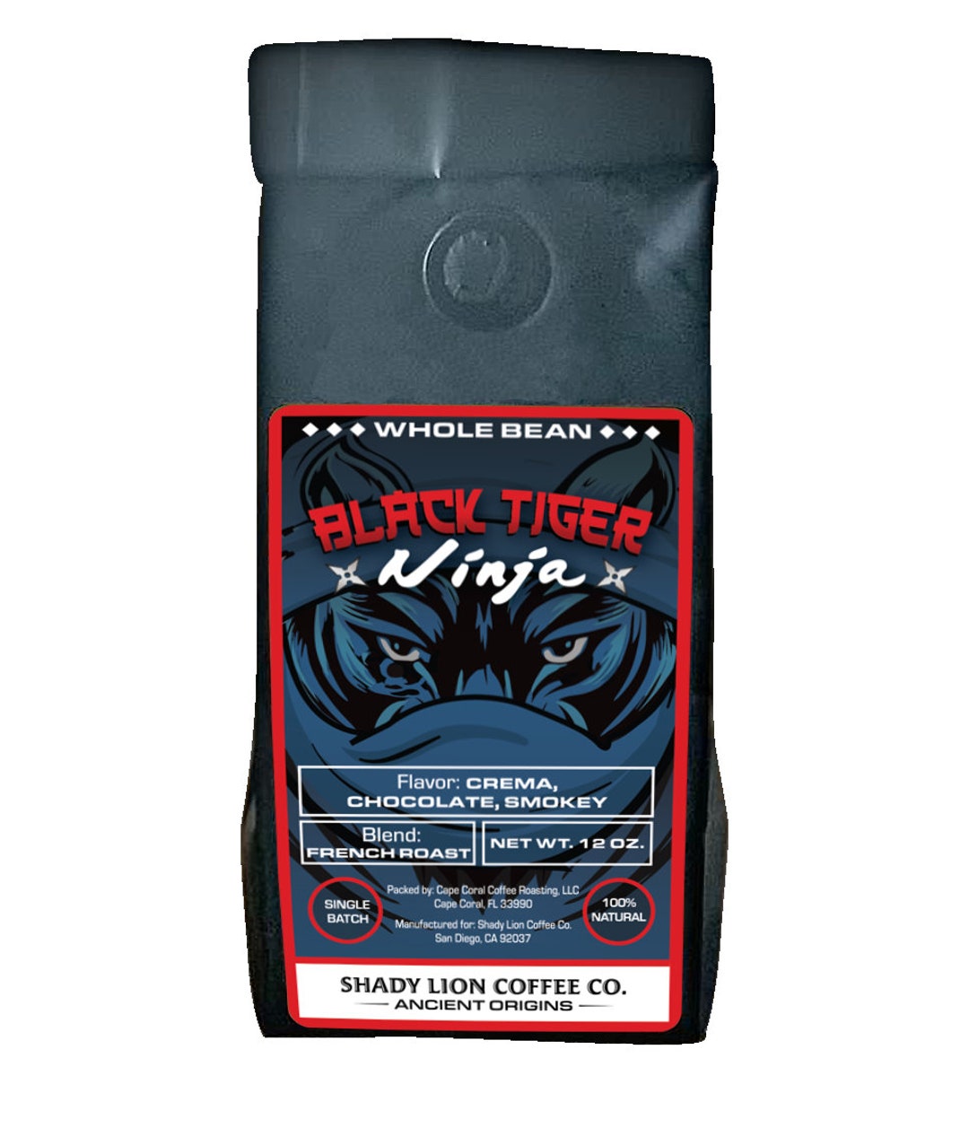 Ninja Roast Black Tiger French Roast Blend can Be Used as - Etsy