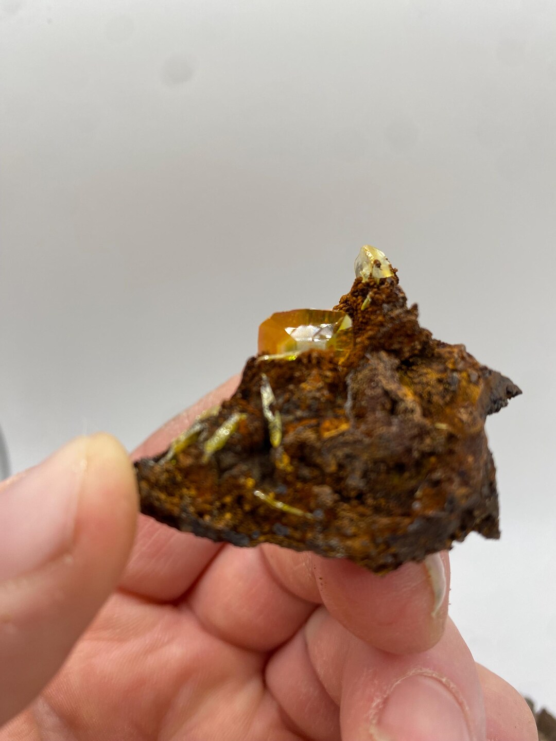 Wulfenite Crystal From the Sanfransico Mine in Mexico. - Etsy