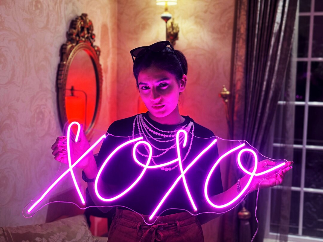 XOXO Neon Sign Wall Decor Aesthetic Neon Sign Neon Sign - Etsy