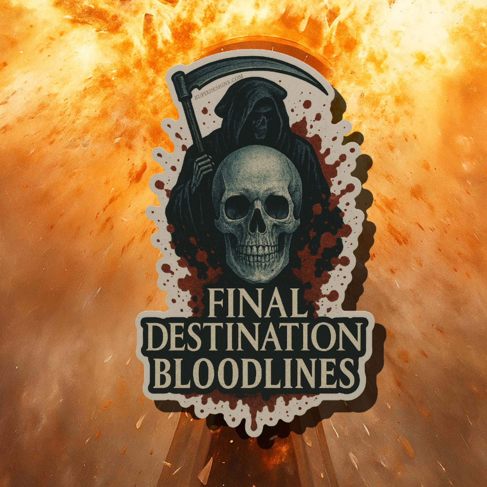 Horror Death Omen Sticker Pack – Death-themed Vinyl Pack | Grim Reaper ...