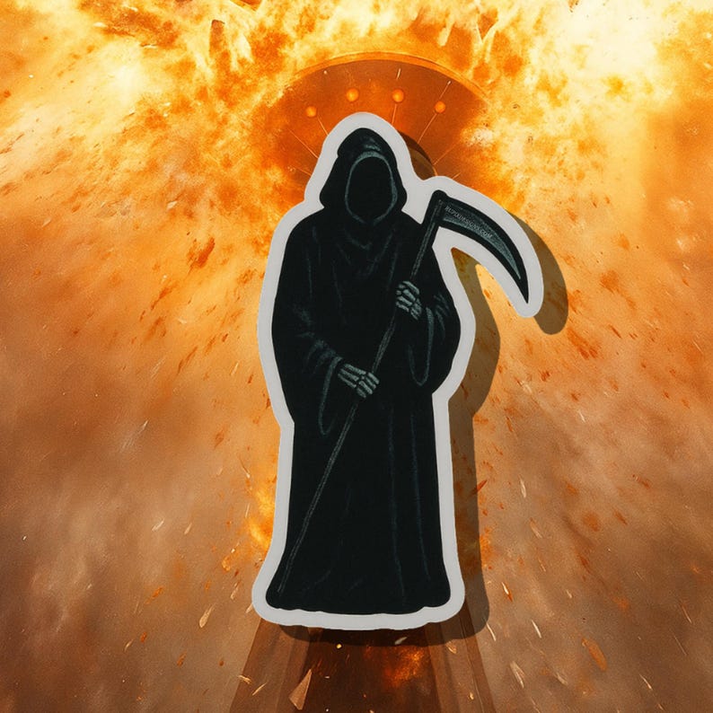 Final Destination Horror Sticker Pack – Grim Reaper, Skull Vinyl Decals ...