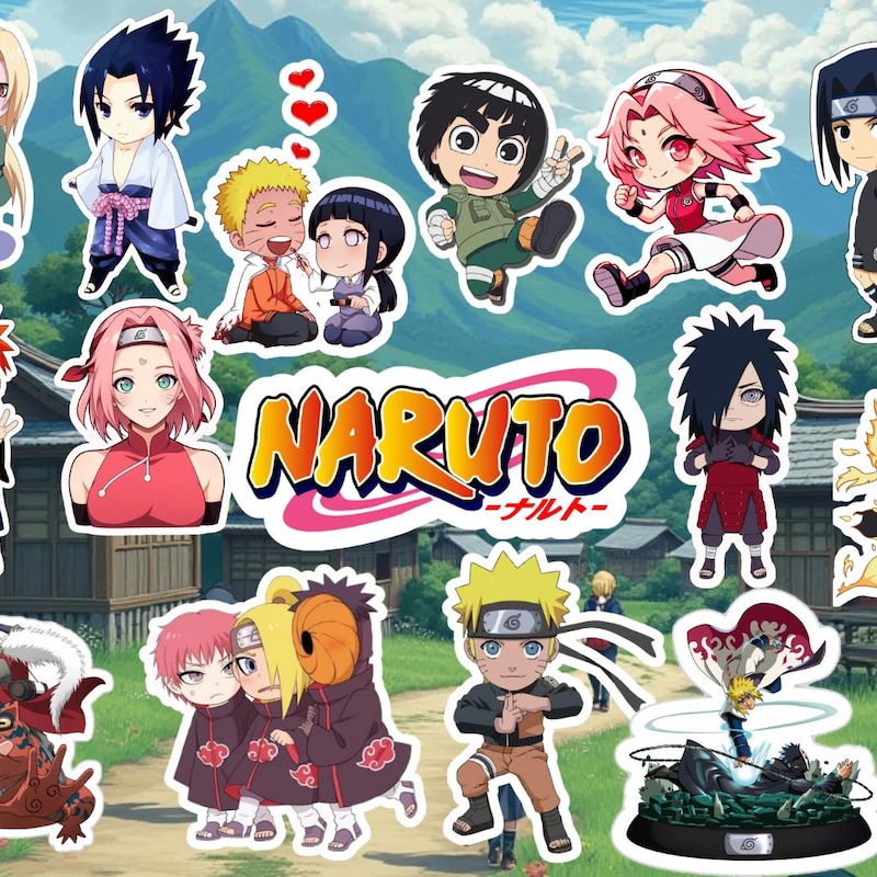 Naruto Stickers - Etsy