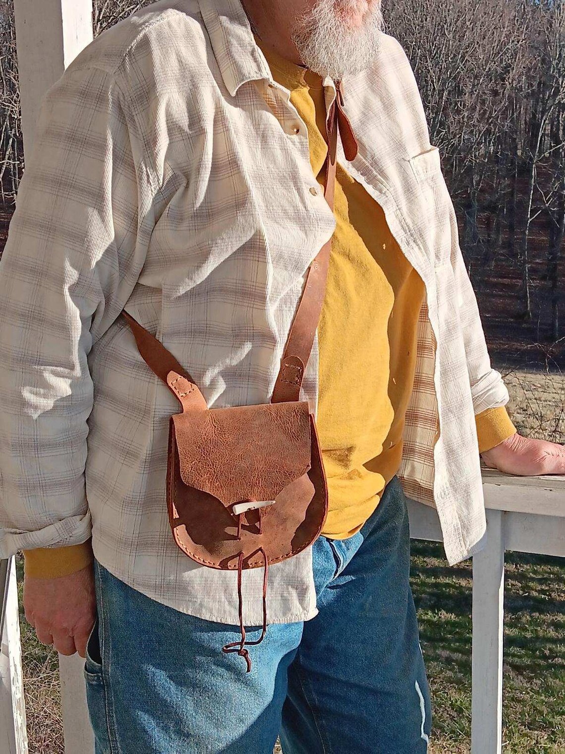 Buffalo Leather Possibles Bag - Small Size - Etsy
