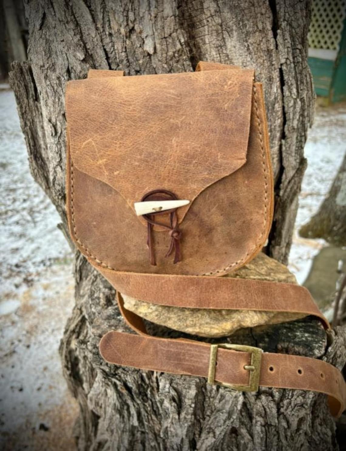 Buffalo Leather Possibles Bag - Small Size - Etsy