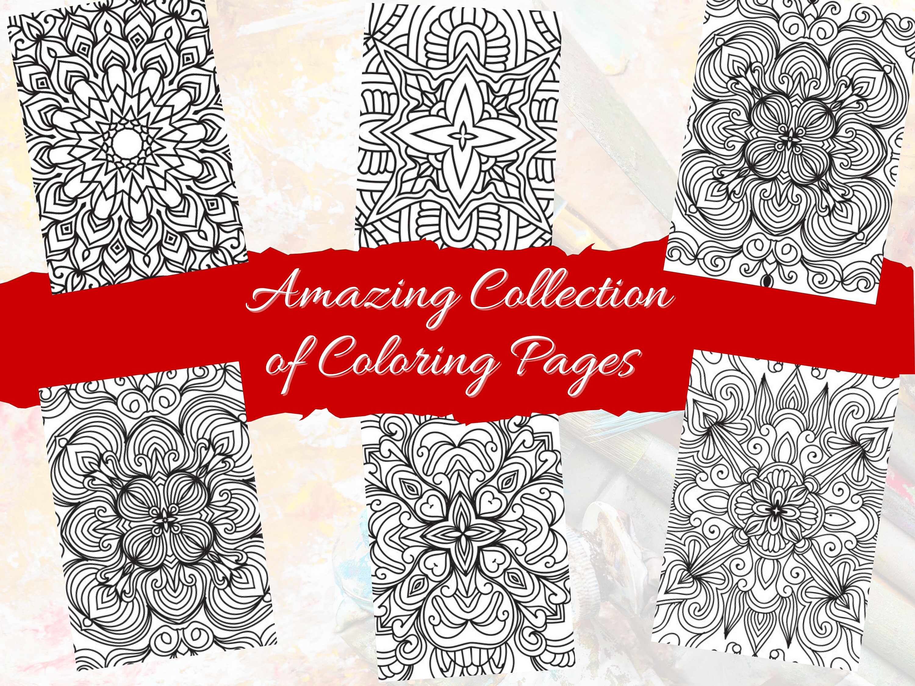 111 Amazing Patterns Coloring Pages 111 Mandala Patterns Printable ...