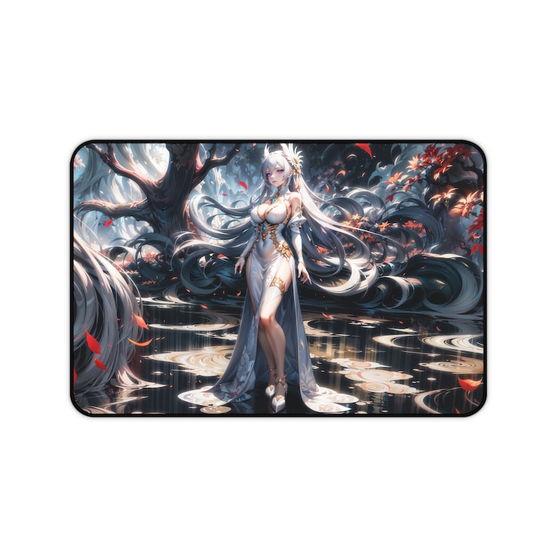 XXL Gaming Mousepad Anime Waifu Kawaii Cute Girl Scifi Fantasy Mousepad ...