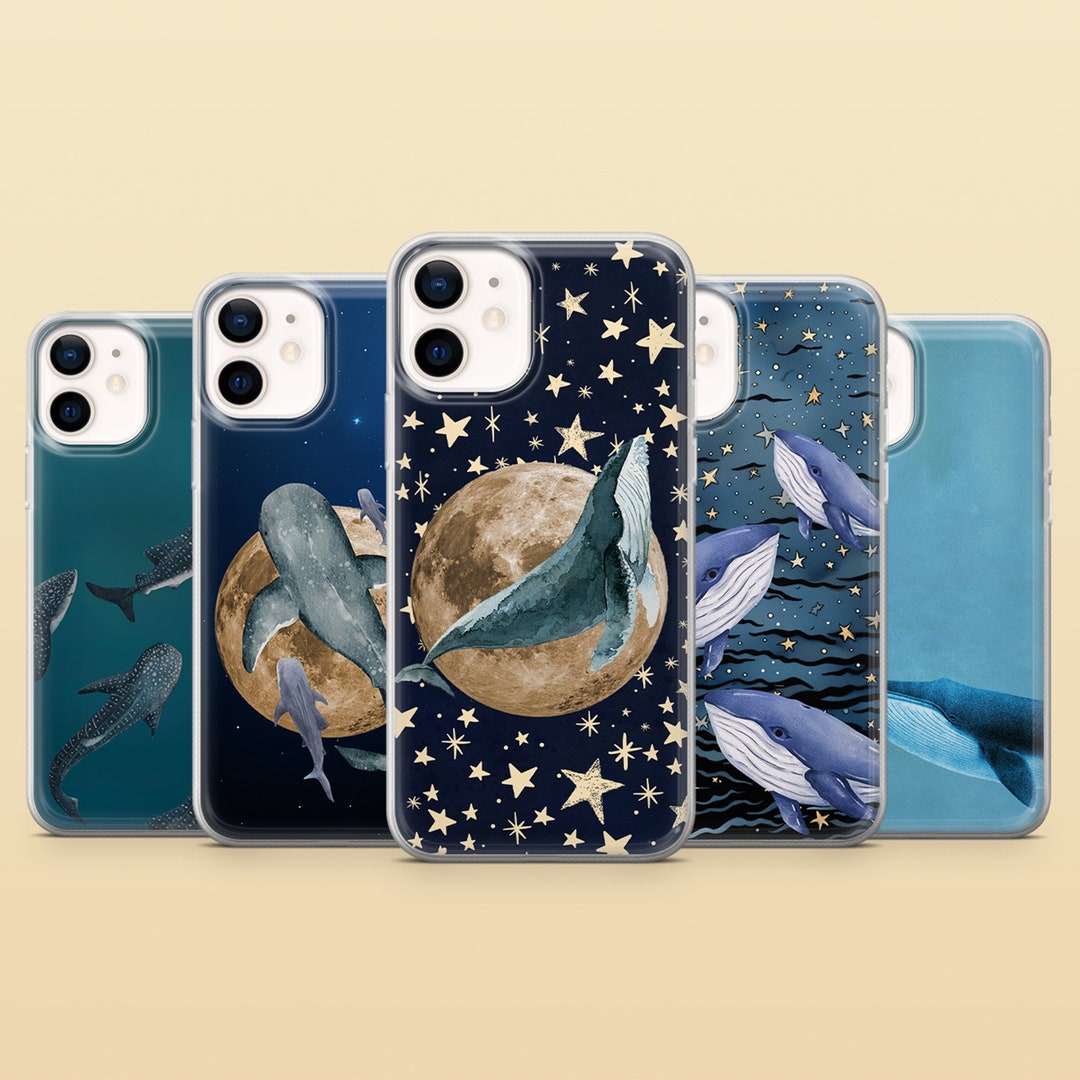Whale Shark Phone Case Ocean Marine Life Cover for iPhone 16, 15, 14 ...