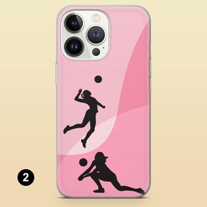 Volleyball Phone Case Team Sports Cover for iPhone 17pro, 16e, 15, 14 ...
