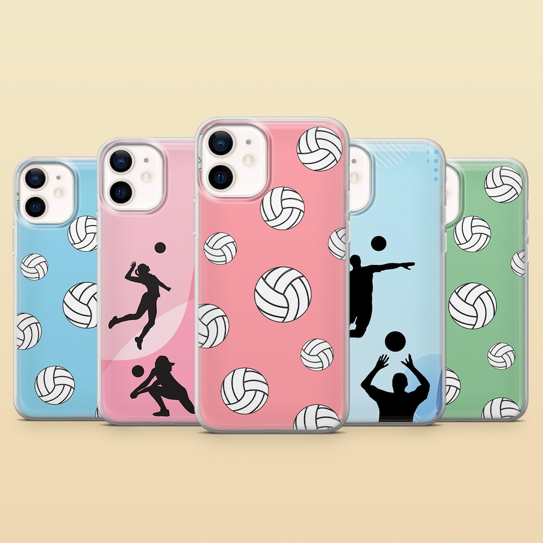 Volleyball Phone Case Team Sports Cover for iPhone 17pro, 16e, 15, 14 ...