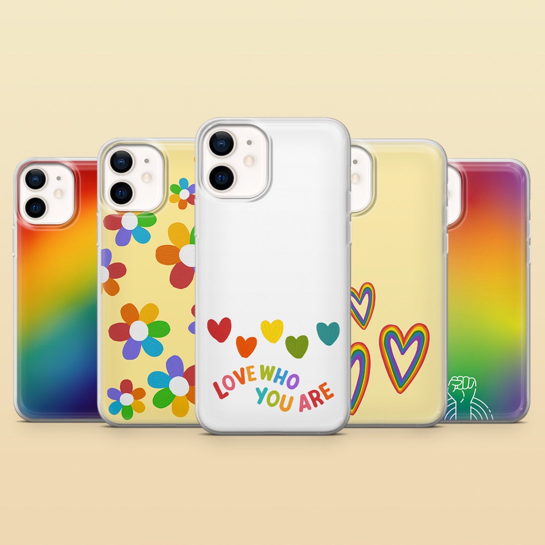 Rainbow Phone Case Pride Gay LGBT Cover for iPhone 17pro, 16e, 15, 14 ...