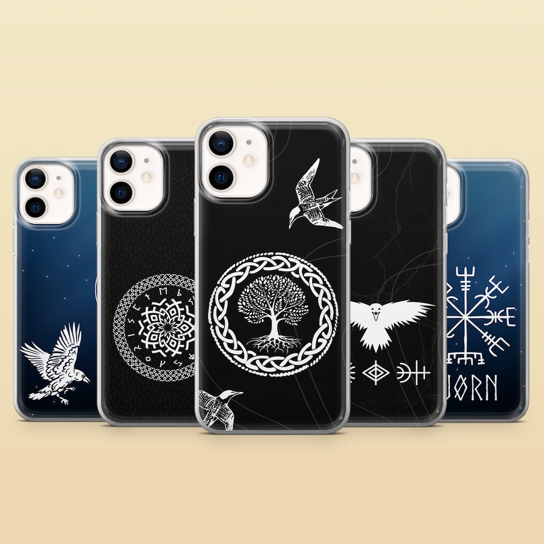 Viking Phone Case Norse Mythology Cover for iPhone 17pro, 16e, 15, 14 ...