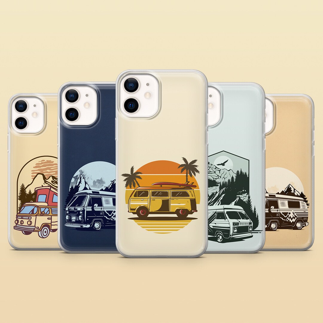 Van Life Phone Case Camping Road Trip Cover for iPhone 16, 15, 14, 13 ...