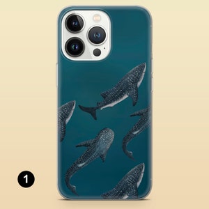Whale Shark Phone Case Ocean Marine Life Cover for iPhone 17pro, 16e ...