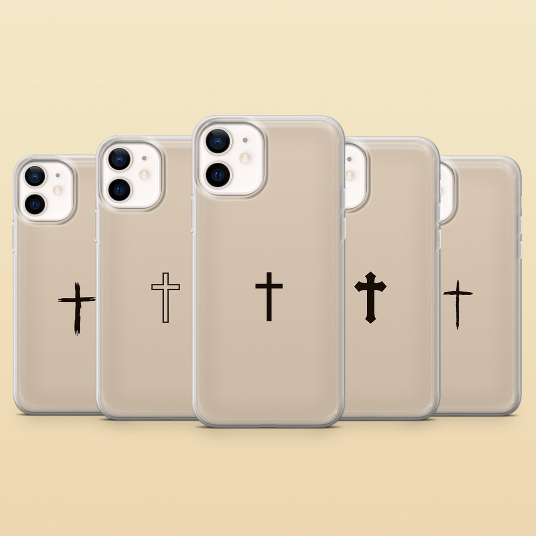 Christian Cross Phone Case Bible Jesus Cover for iPhone 17pro, 16e, 15 ...