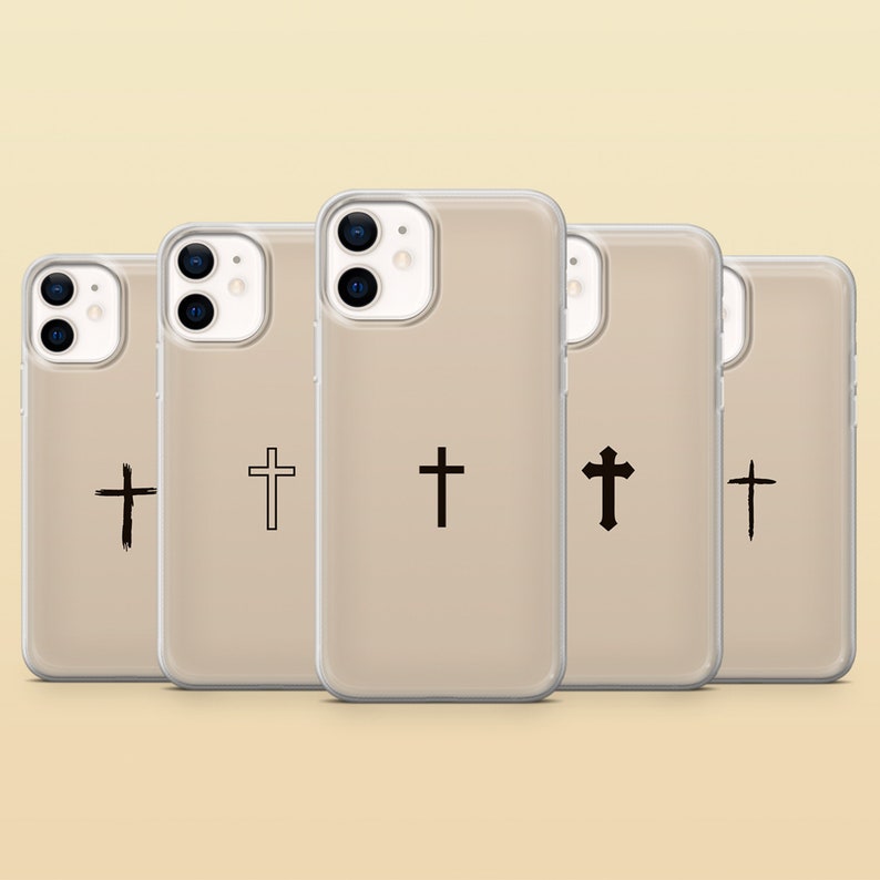 Christian Cross Phone Case Jesus Cover for iPhone 17pro, 17e, 16, 15 ...