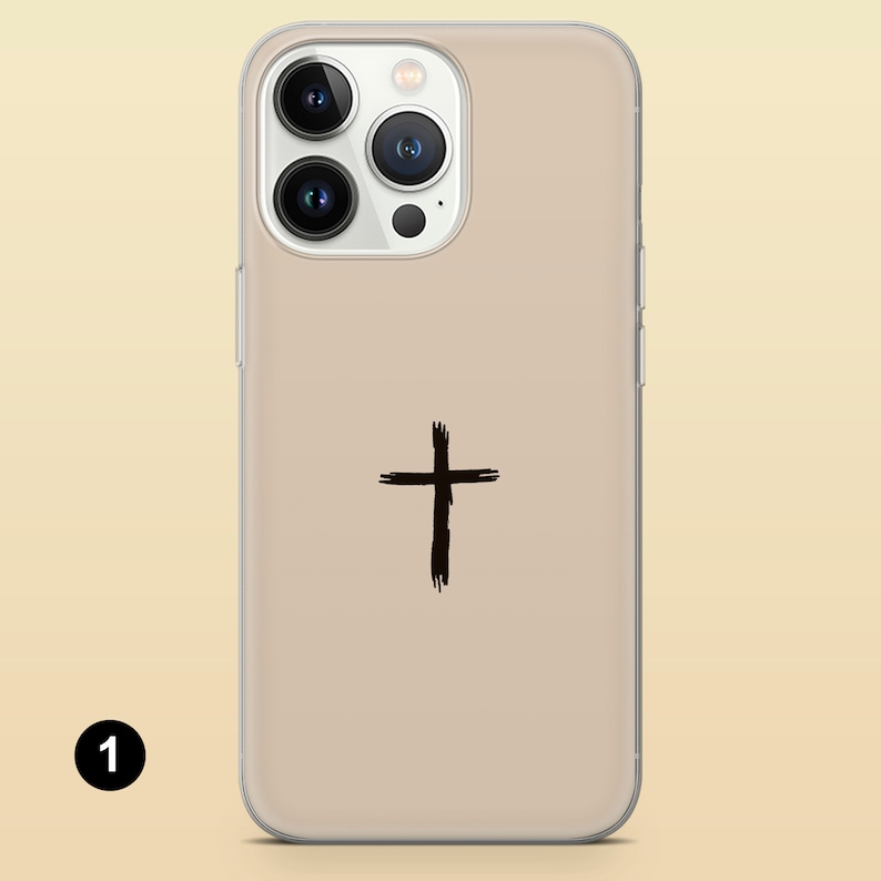 Christian Cross Phone Case Jesus Cover for iPhone 17pro, 17e, 16, 15 ...