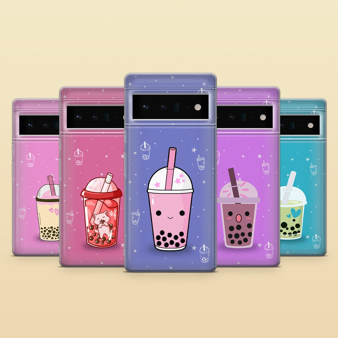 Bubble Tea Phone Case Cute Boba Cover for Google Pixel 10pro XL, 9pro ...