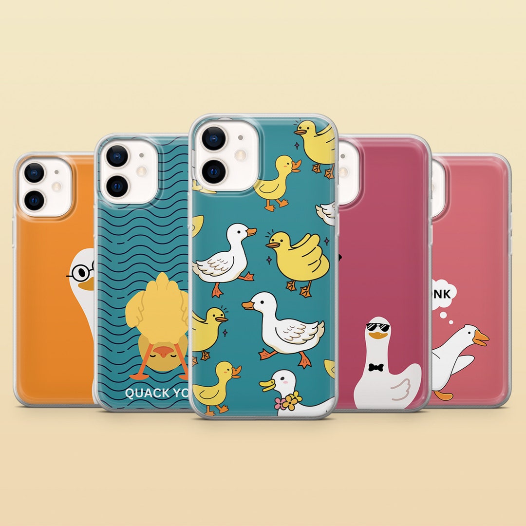 Meme Goose Phone Case Duck Animal Cover for iPhone 17pro, 16e, 15, 14 ...