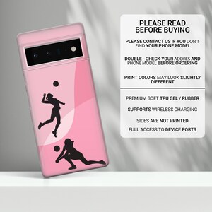 Volleyball Phone Case Team Sports Cover for iPhone 17pro, 16e, 15, 14 ...