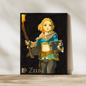 Zelda Poster, SET of 3 Wall Art, Stunning Gaming Prints, Gamer Gift ...