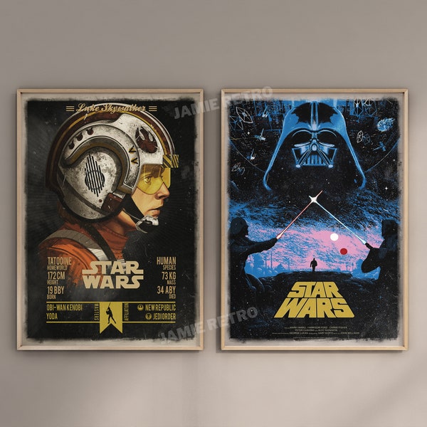 Framed Darth Vader Poster - Etsy