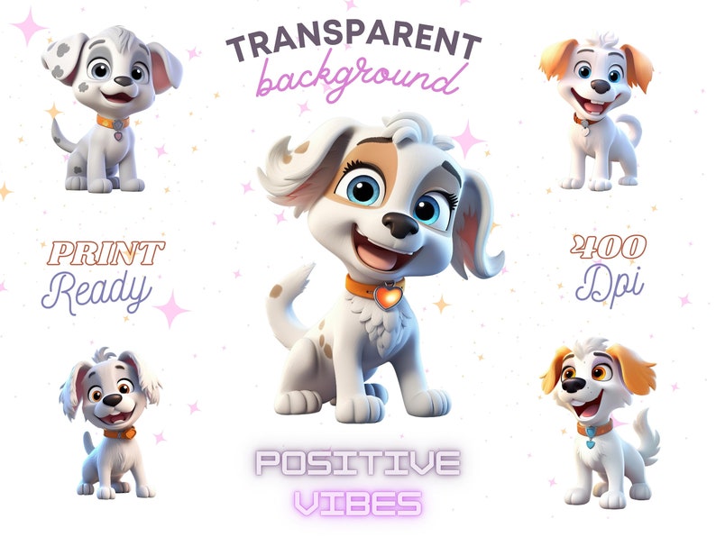 Cute Dogs, Clipart Dog, Dog Png Bundle, Clip Art Dogs, Clipart Puppy ...