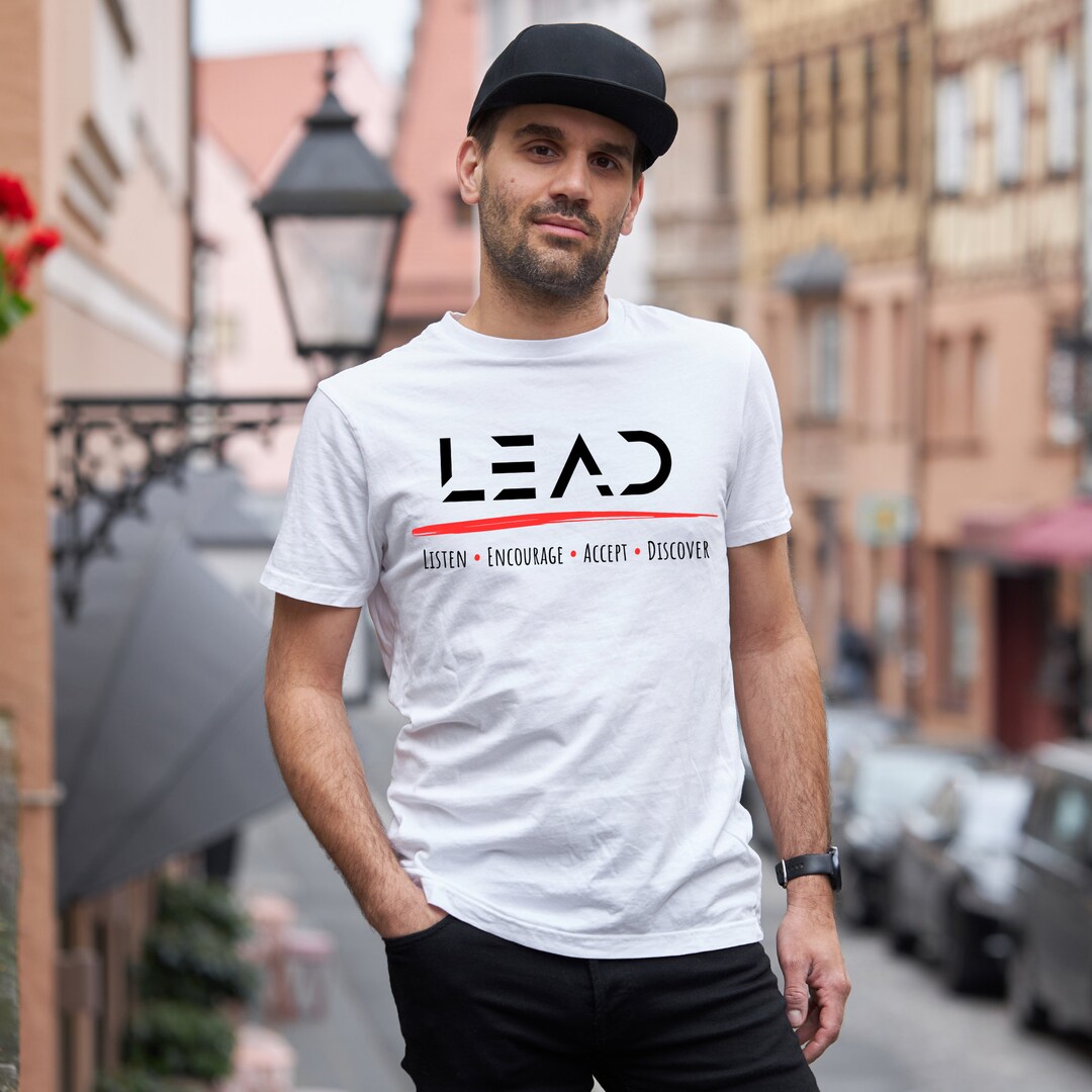 Leader Tshirt, Leader Tee Shirt, LEAD Values, Leader Gift Office Gift ...