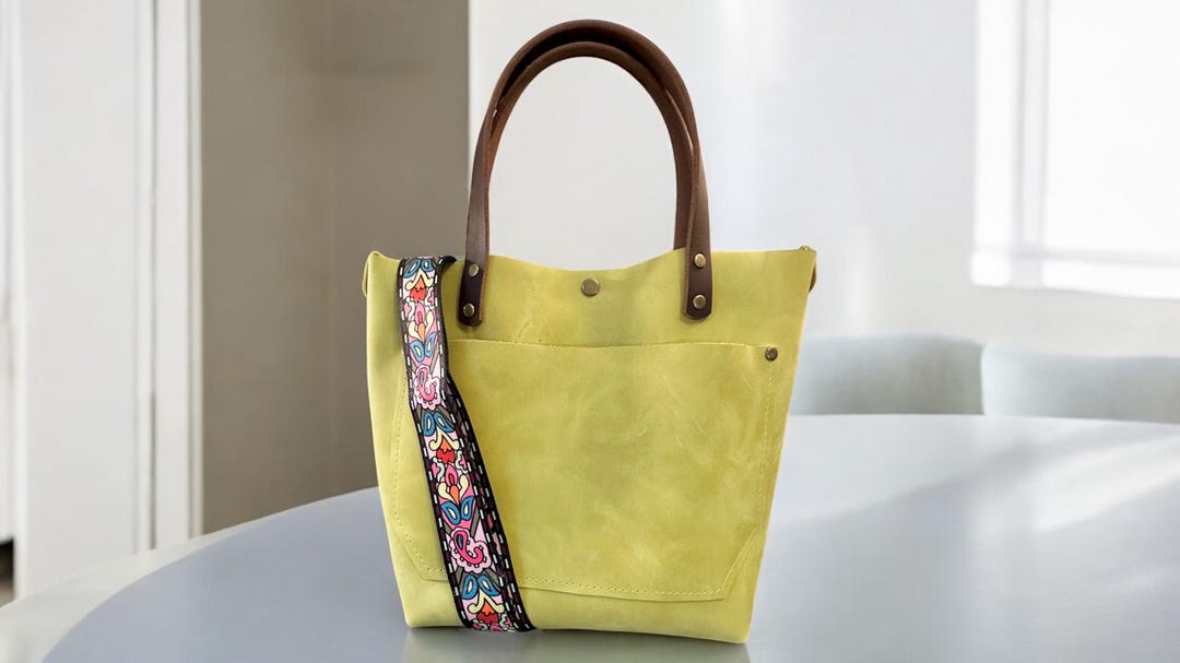 Full Grain Real Leather Authentic Peridot Leather Rokstar Cross-body ...