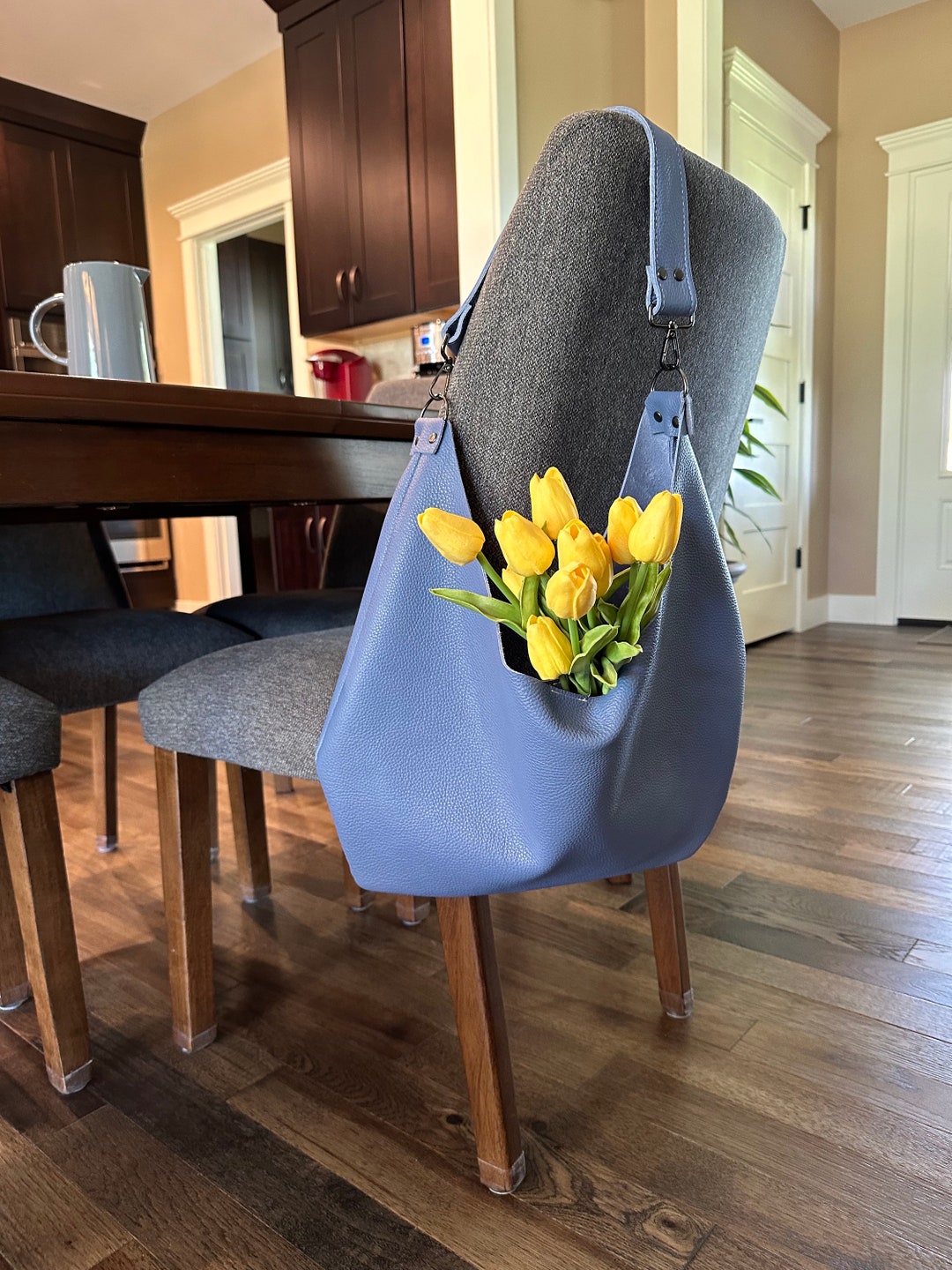 Authentic Pebbled Periwinkle Hobo Crossbody or Shoulder Bag Purse - Etsy