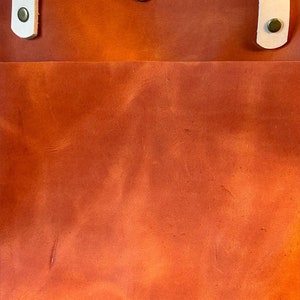 Authentic Rust Leather Rokstar Cross-body/handbag - Etsy