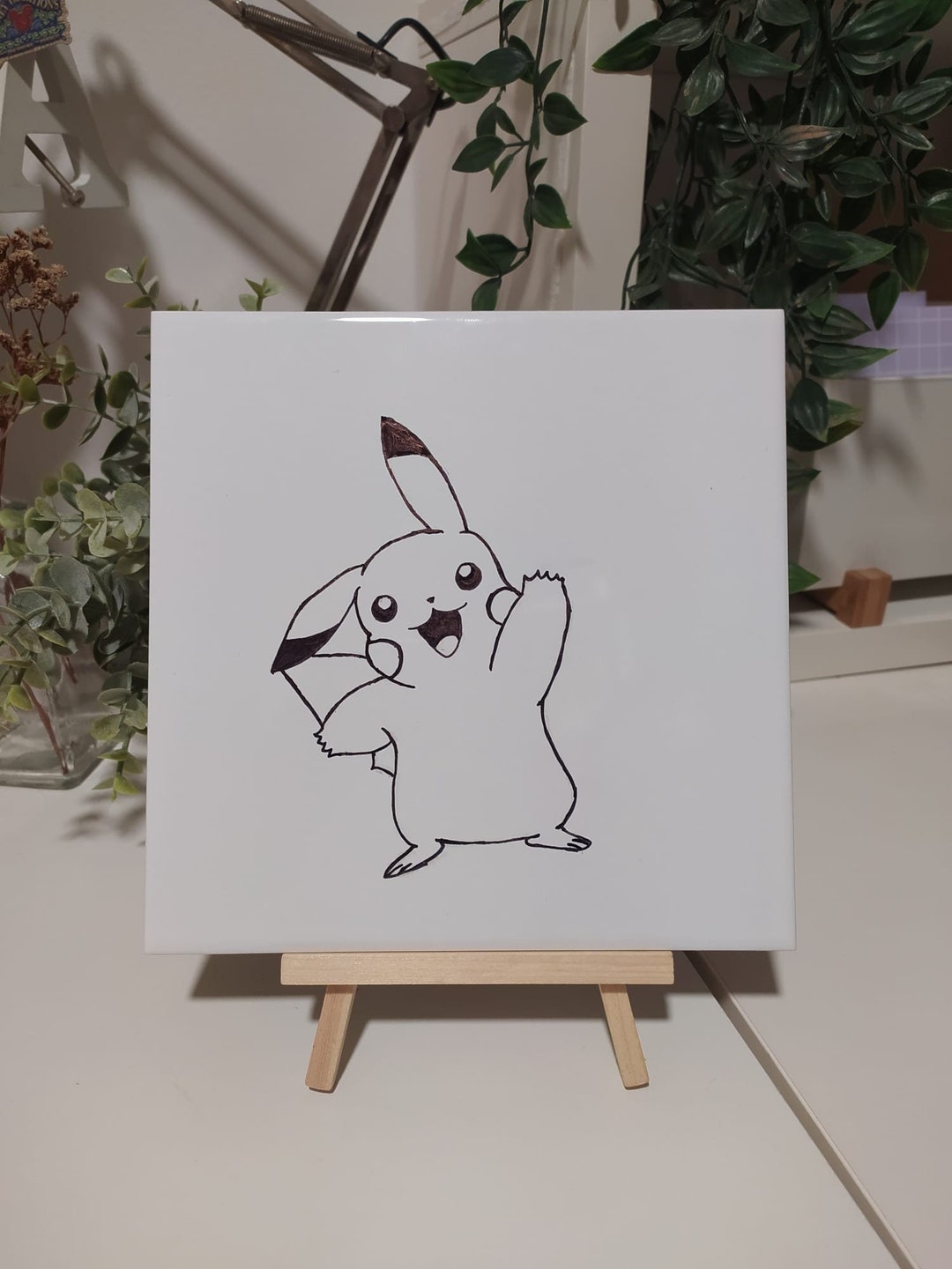 Pikachu Tile Print - Etsy