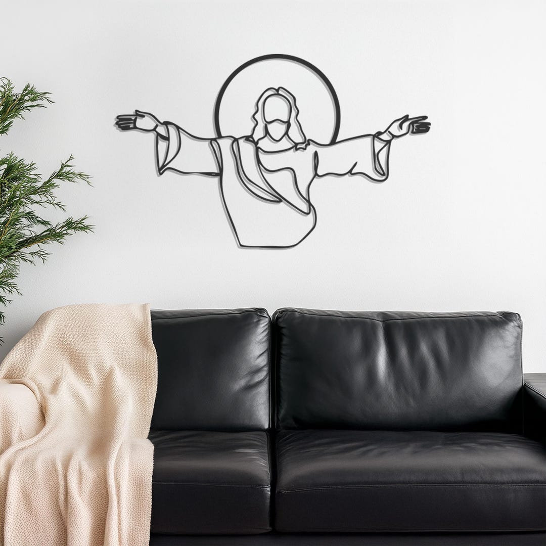 Jesus Christ Wall Art, Christian Wall Art, Faith Wall Decor, Religious ...
