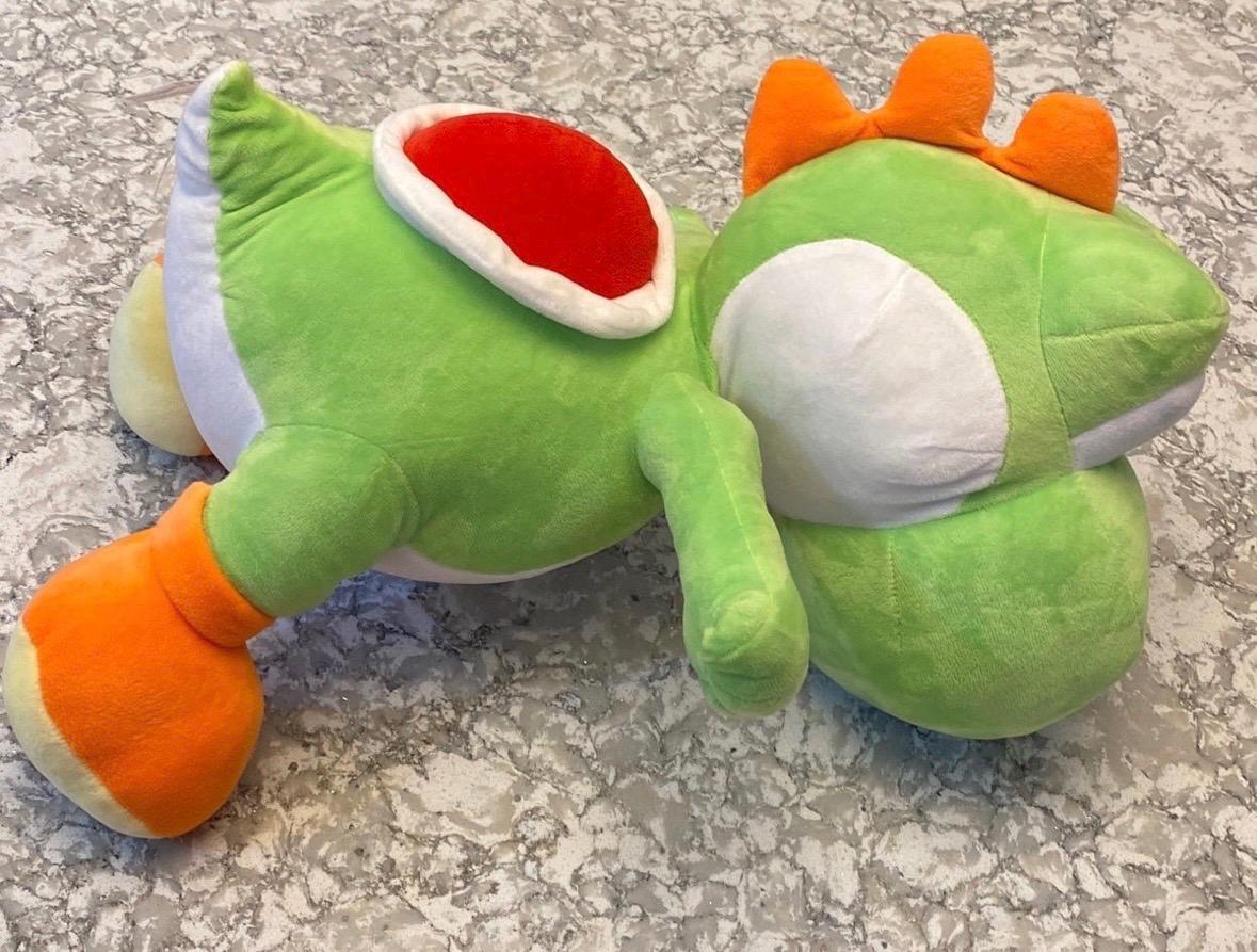 Super Mario Bros Green Yoshi Big Plush - Etsy