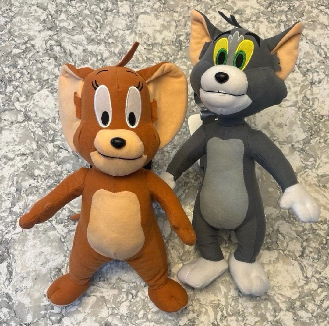Tom and Jerry Plush Set - Etsy