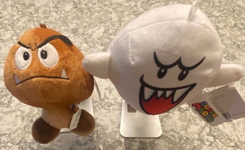 Super Mario Plush Set - Etsy