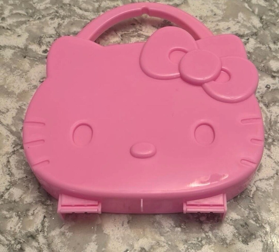 Hello Kitty Plastic Carrying Case - Etsy