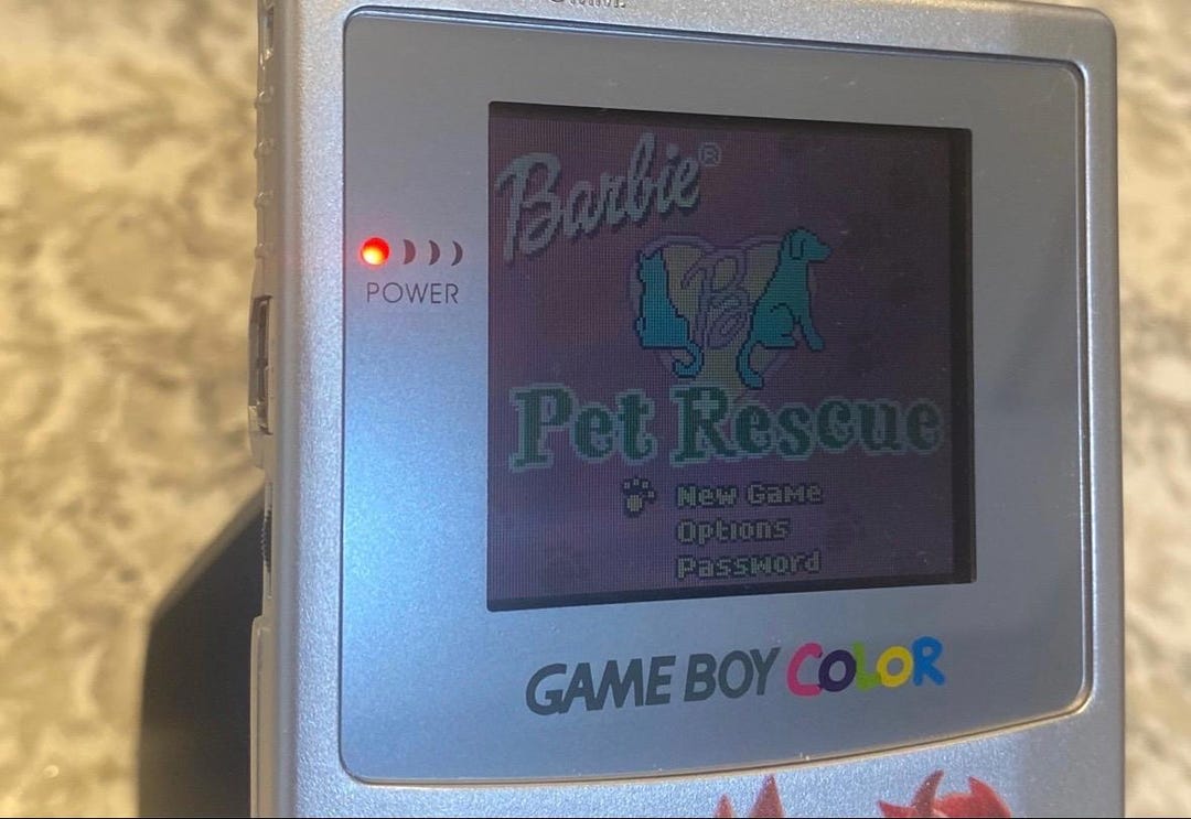 Barbie Pet Rescue for Nintendo Gameboy Color - Etsy