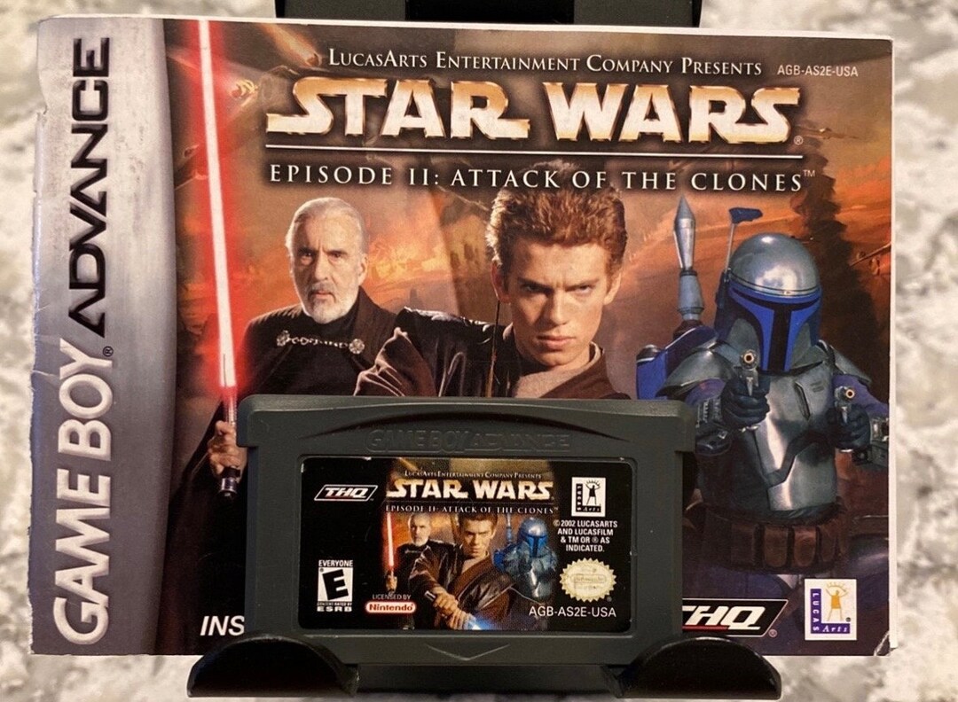 Star Wars Episode II Attack of the Clones for Nintendo Gameboy Advance ...