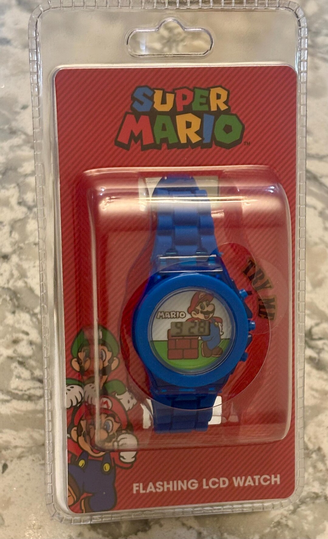 Super Mario Flashing LCD Watch - Etsy