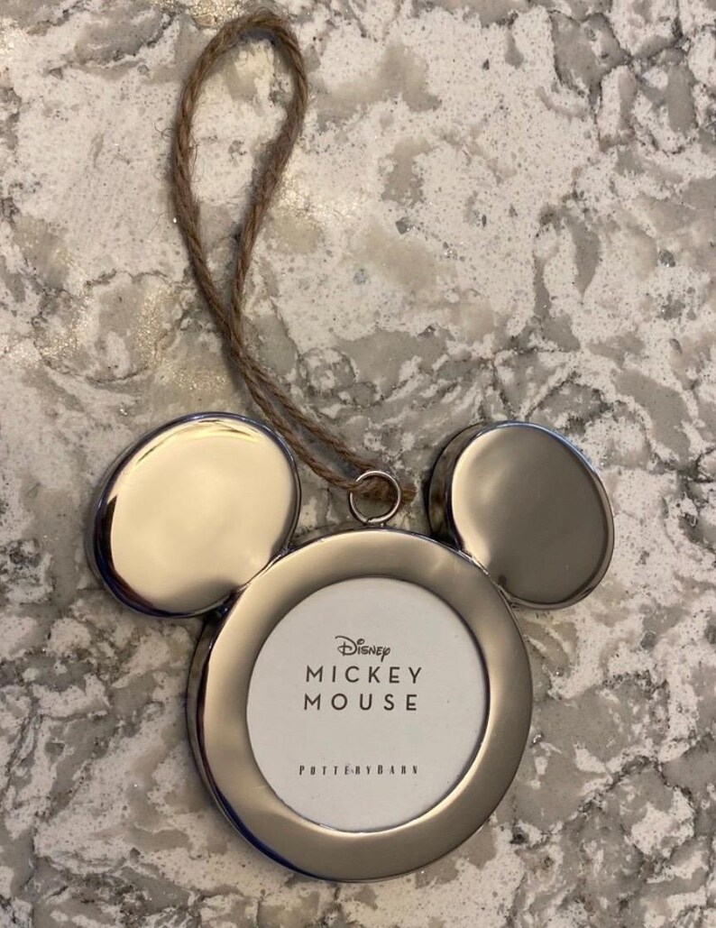 DISNEY Mickey Mouse Pottery Barn Picture Ornament - Etsy
