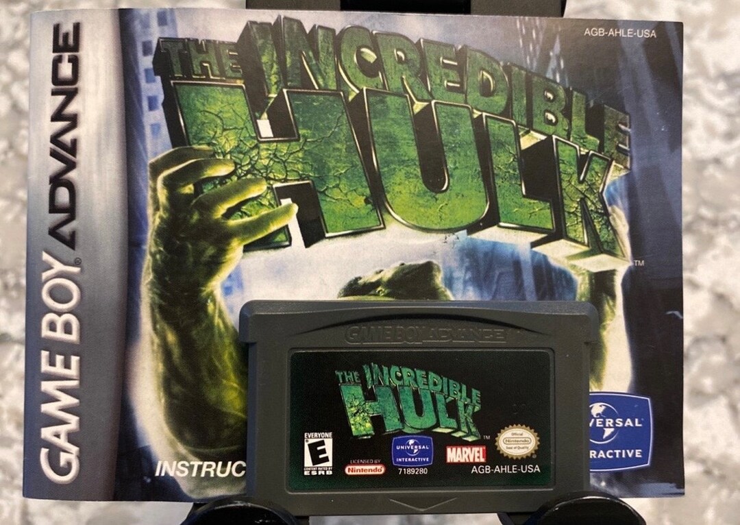 The Incredible Hulk for Nintendo Gameboy Advance - Etsy