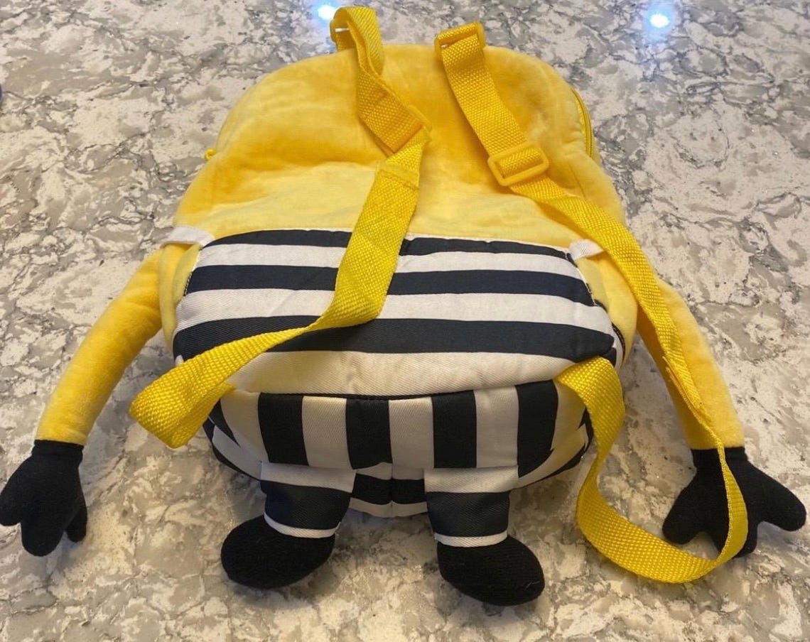 Minion Backpack - Etsy