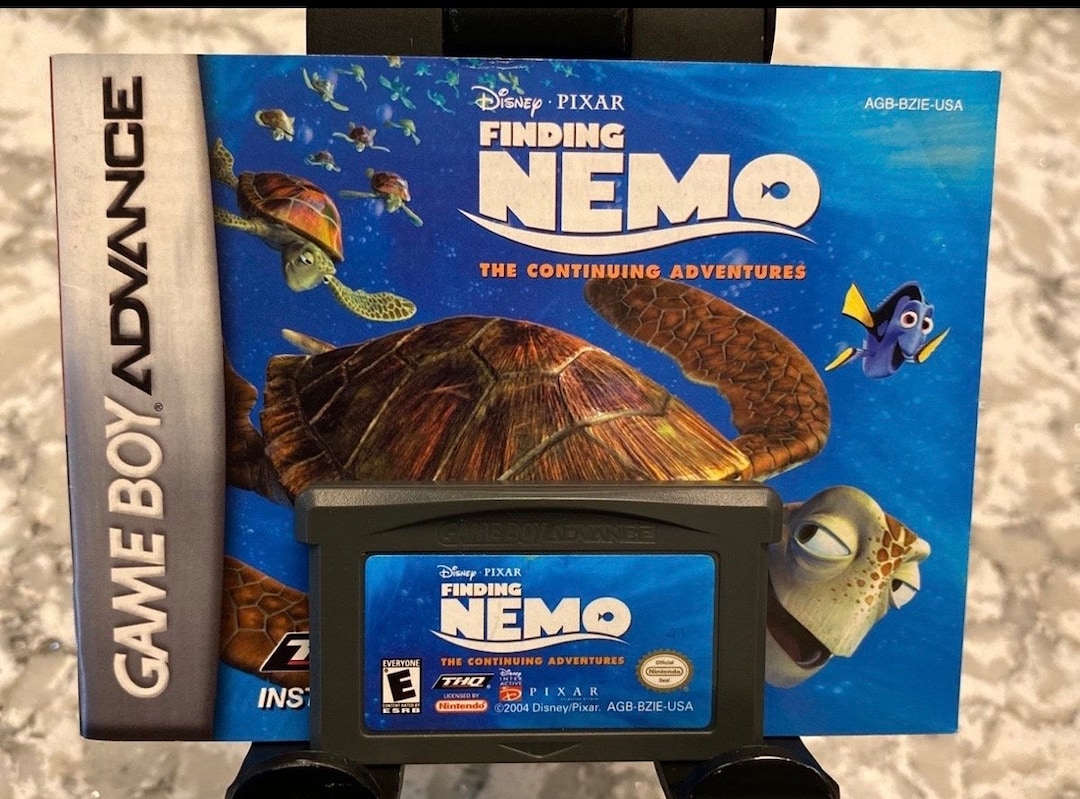 Finding Nemo the Continuing Adventures for Nintendo Gameboy Advance - Etsy