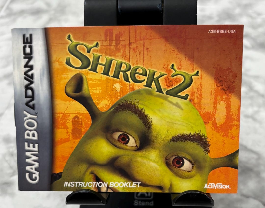 Shrek 2 Gameboy Advance - Etsy